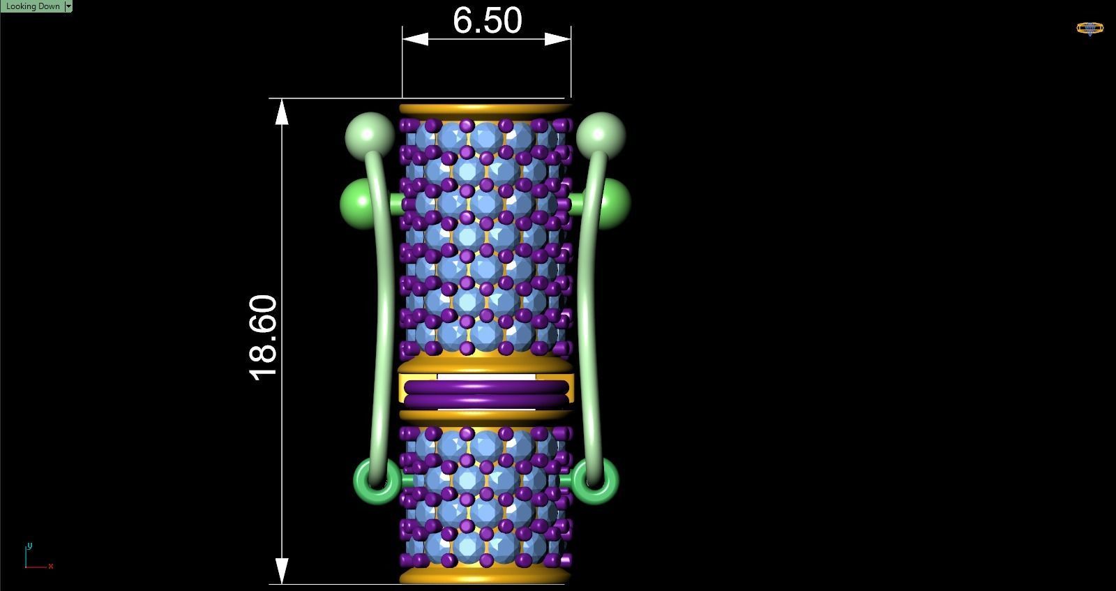 3D model Diamond Cylinder Shaped Lock VR / AR / low-poly | CGTrader