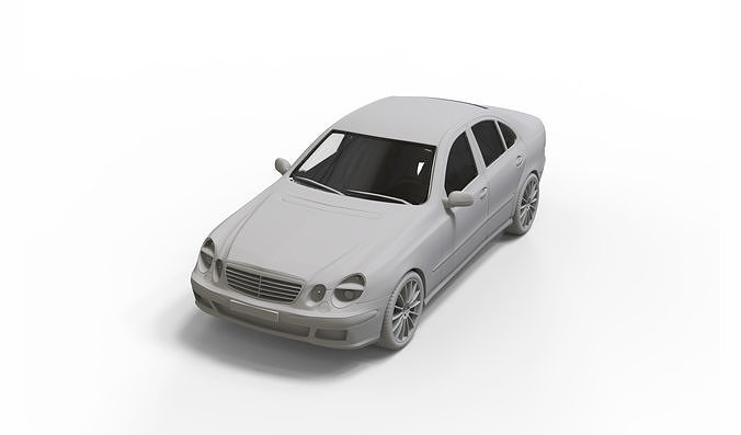 Mercedes Benz E Class 2007 3D model 3D printable | CGTrader