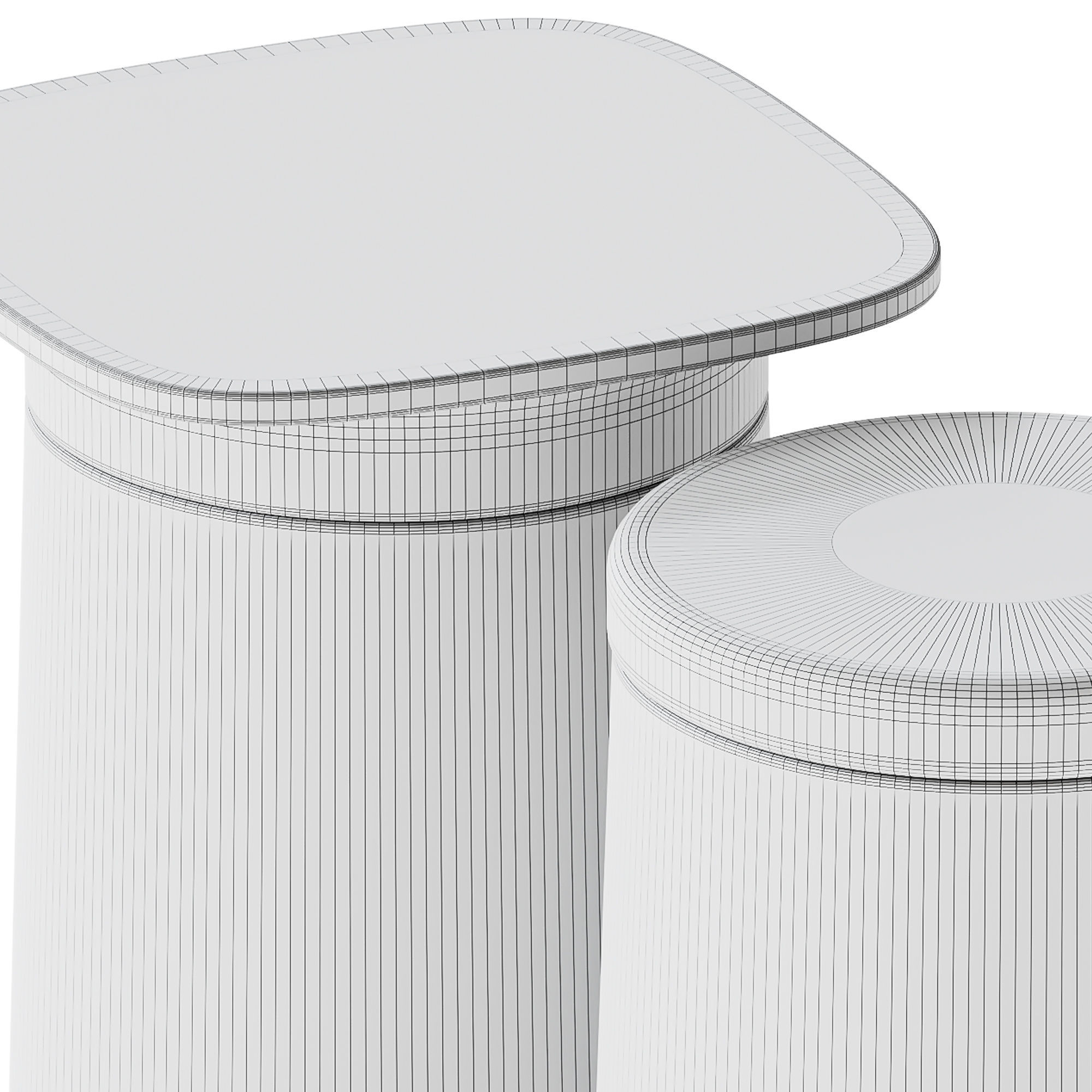 Degree Tables by Kristalia 3D model | CGTrader