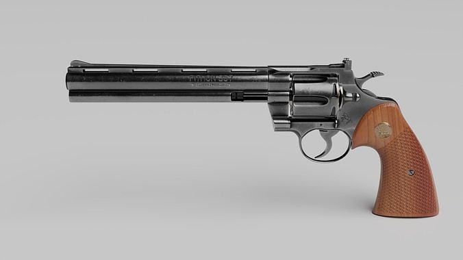 Revoler revolver 3D model | CGTrader