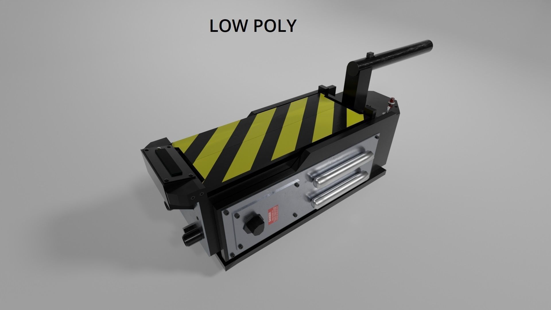 3D model Ghostbuster Trap High Poly and Low Poly VR / AR / low-poly ...