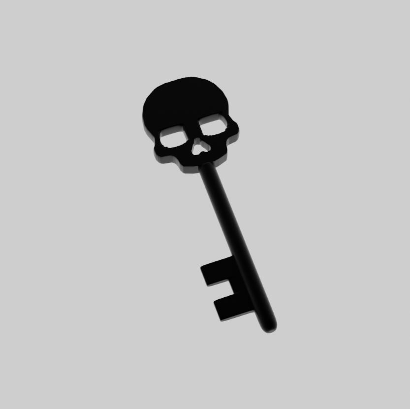 Printable Skeleton Key 3D model 3D printable | CGTrader