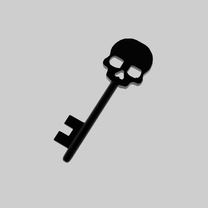 Printable Skeleton Key 3D model 3D printable | CGTrader