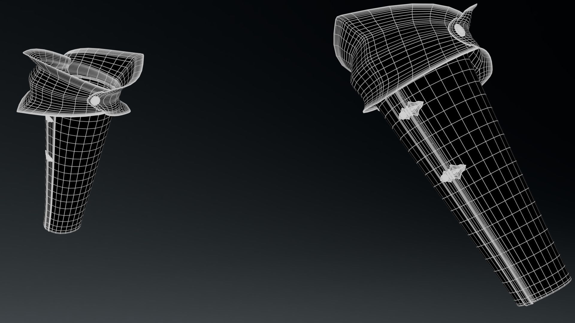 Female Knight Elbow Wrist Armor Set MidPoly 3D model | CGTrader