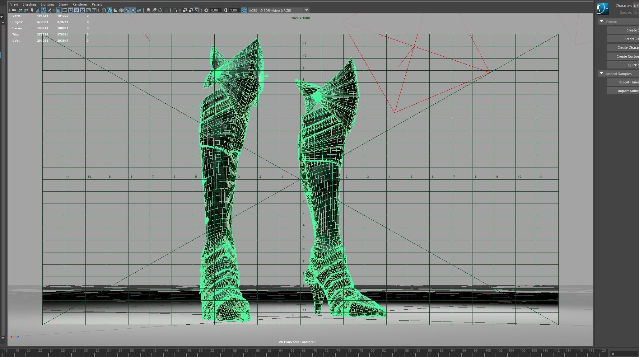 Female Knight Foot And Ankle Armor MidPoly 3D model | CGTrader