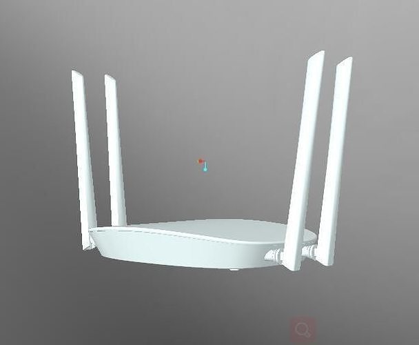 A great free wireless router free 3D model | CGTrader