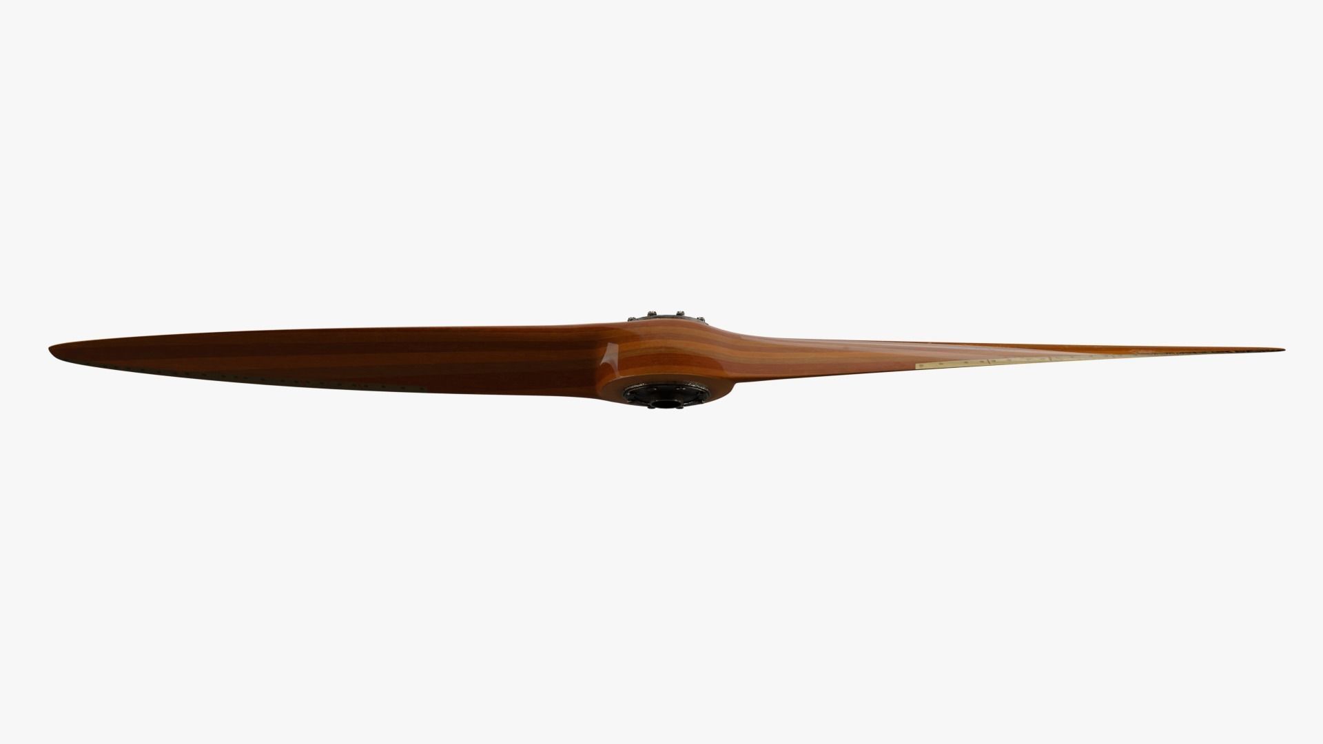 Antique aircraft wooden propeller with hub 3D model | CGTrader