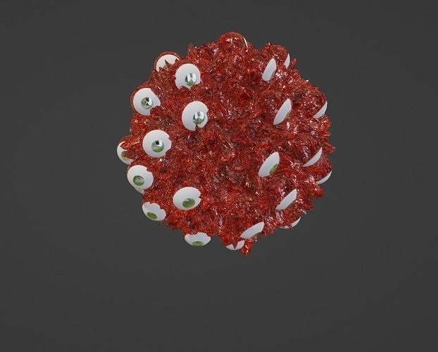 Disgusting Eye Blob free 3D model animated | CGTrader