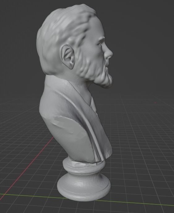Bram Stoker 3D model 3D printable | CGTrader