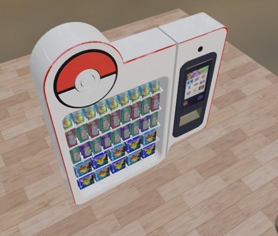 3D model Pokemon Vending Machine VR / AR / low-poly | CGTrader