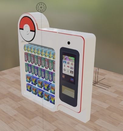 3D model Pokemon Vending Machine VR / AR / low-poly | CGTrader