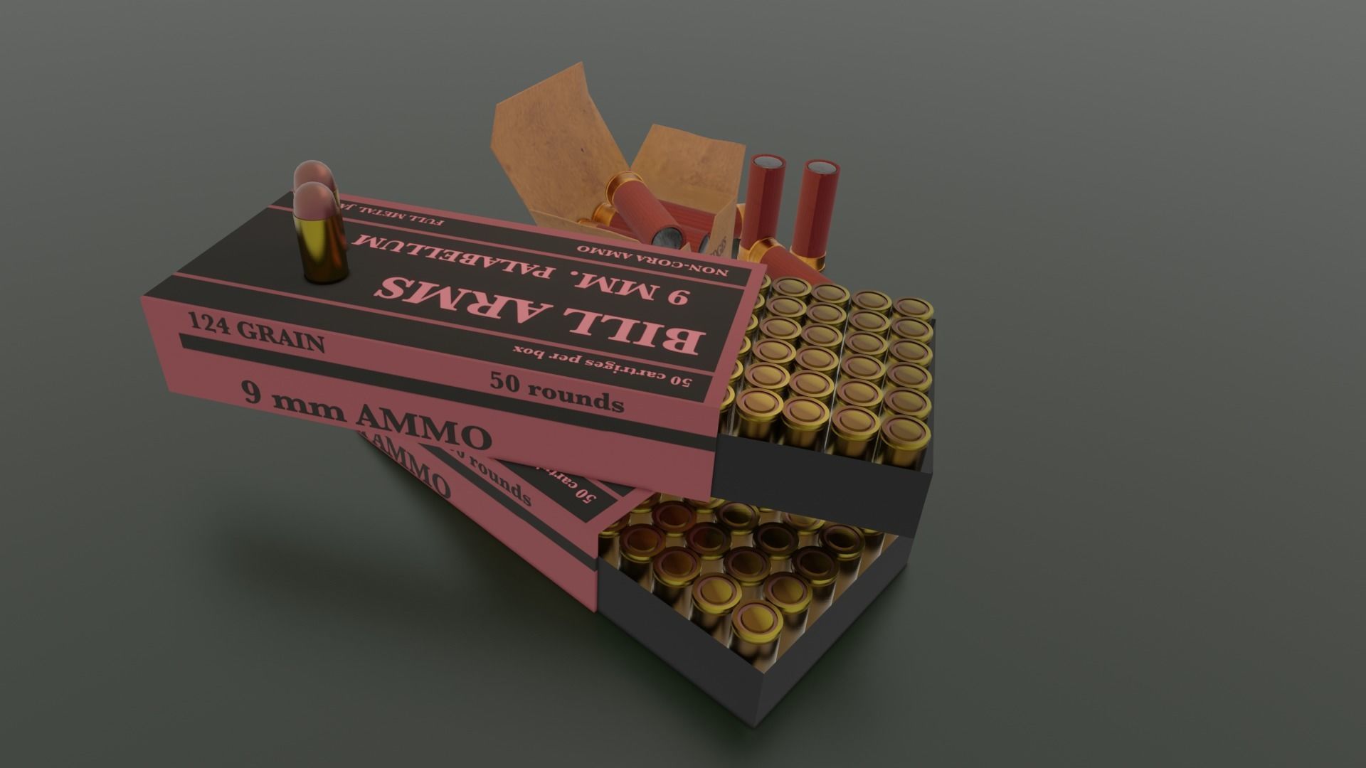 3D model Ammunition prop 3d model VR / AR / low-poly | CGTrader