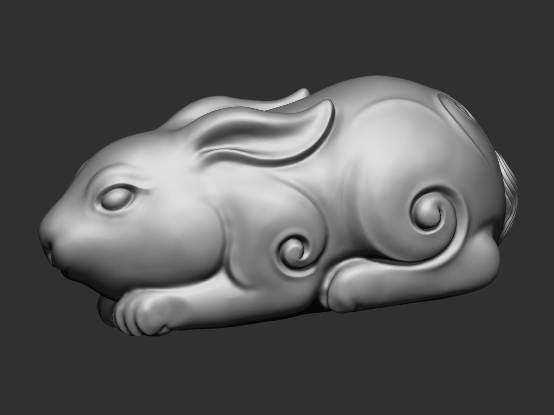little rabbit 3D model 3D printable | CGTrader