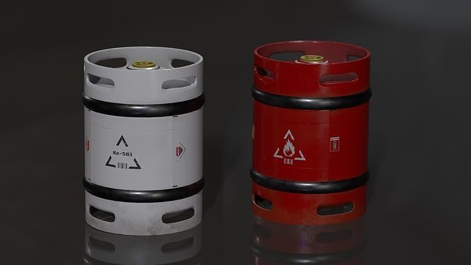 3D model Simple Sci-fi Barrel VR / AR / low-poly | CGTrader