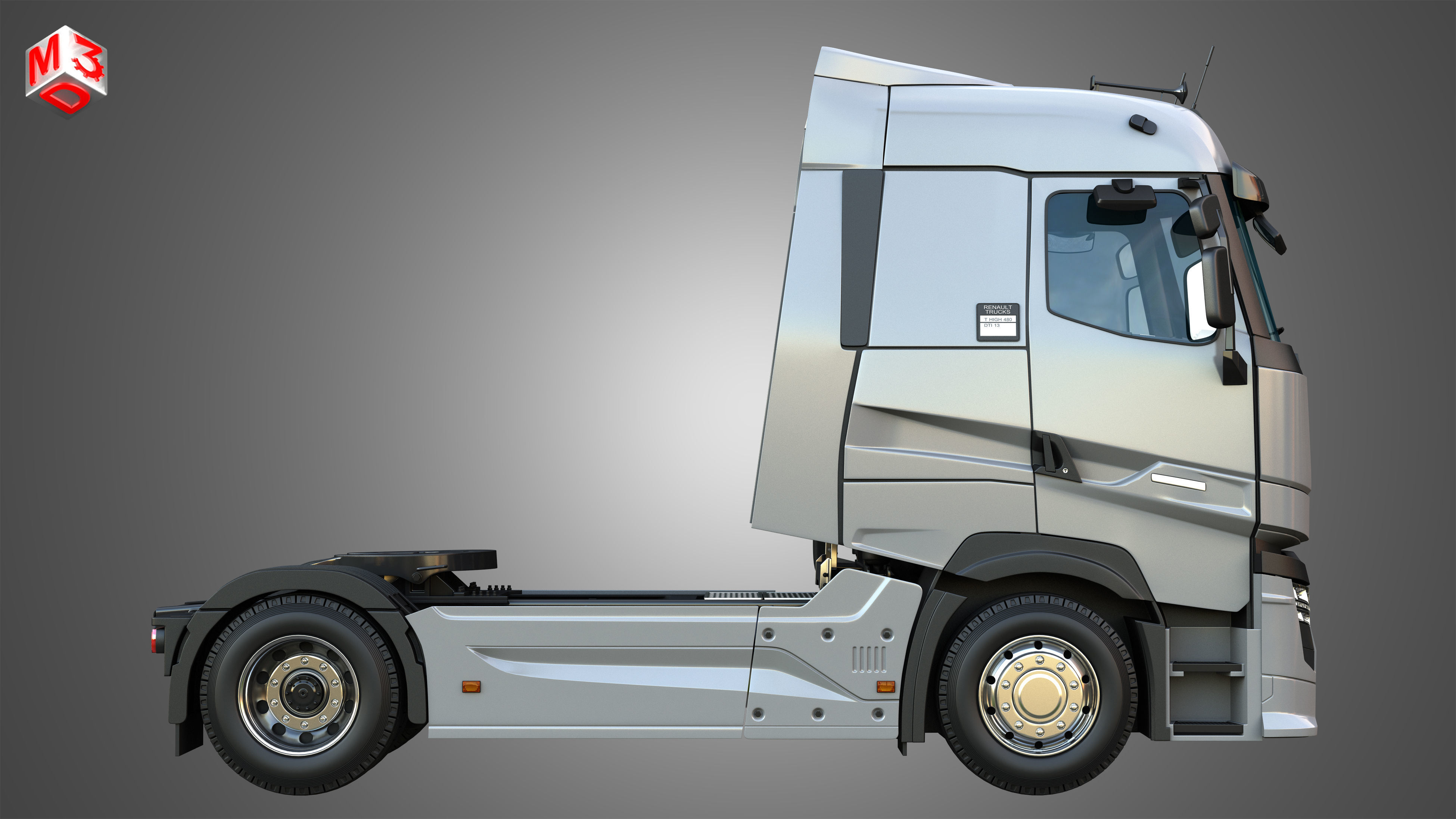 T520 - High Range Truck - Single Axle - Standard Version 3D model ...