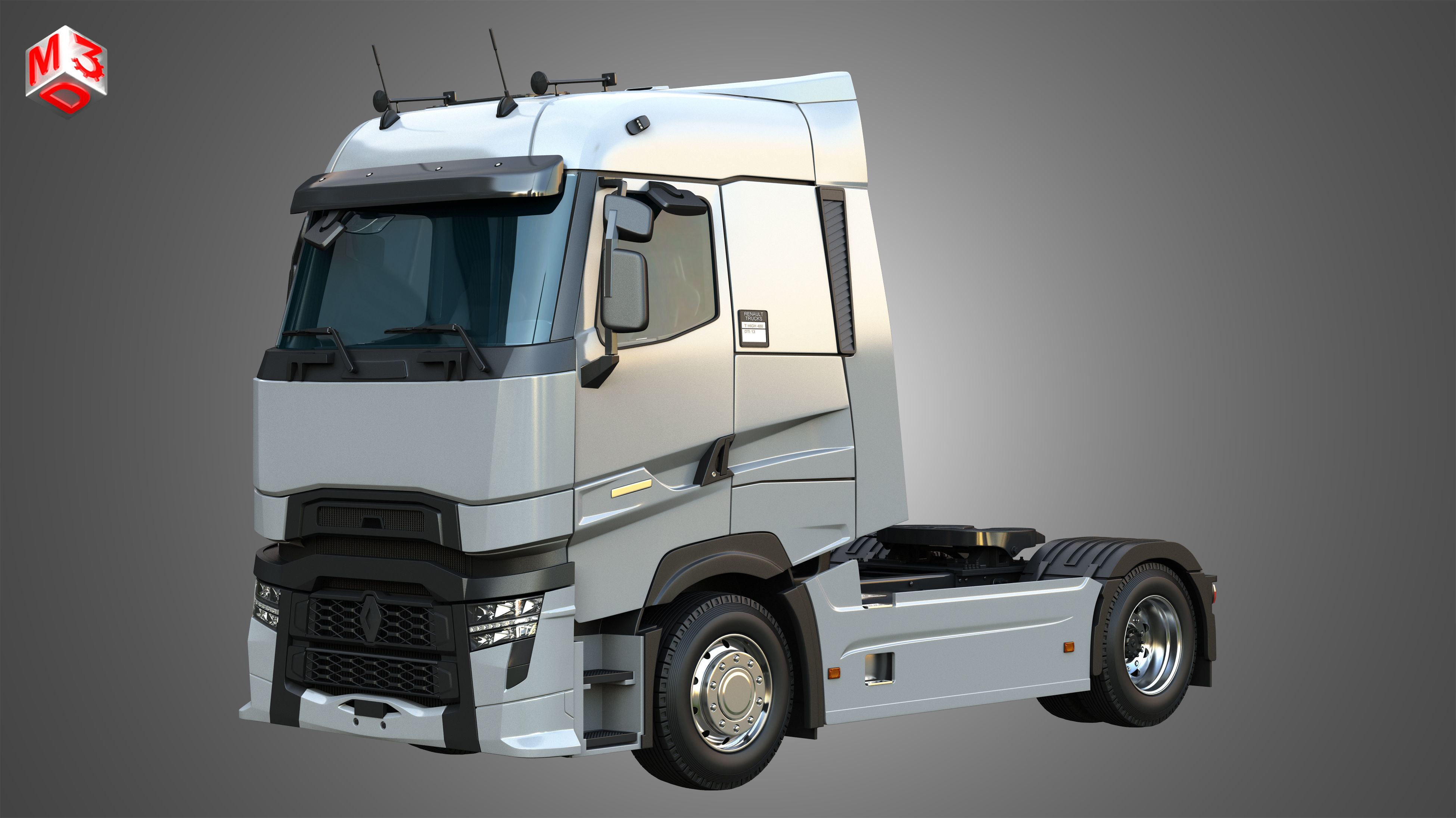T520 - High Range Truck - Single Axle - Standard Version 3D model | CGTrader