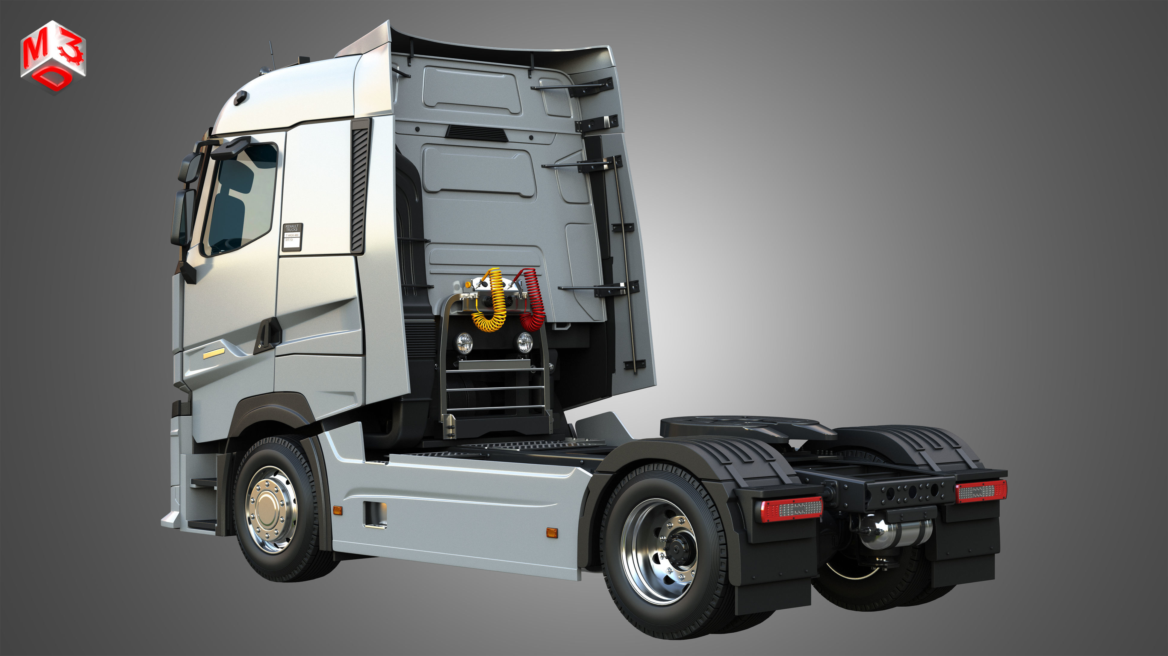 T520 - High Range Truck - Single Axle - Standard Version 3D model ...
