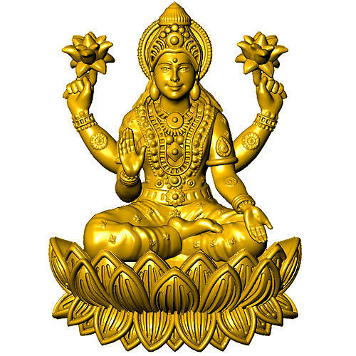 laxmi hindu goddess lord lakshmi Texture animated | CGTrader