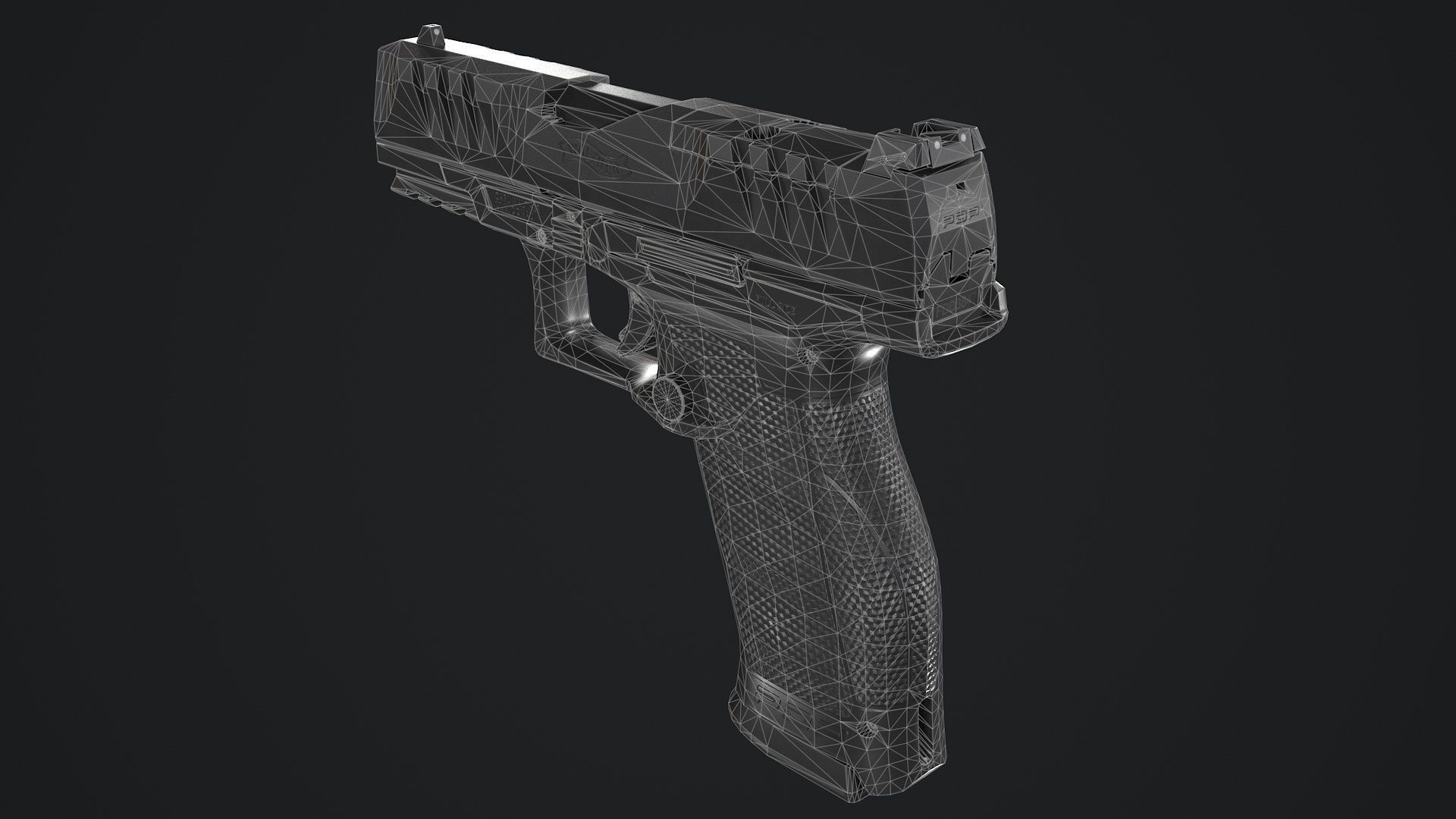 3D model Walther PDP Full-Size VR / AR / low-poly | CGTrader