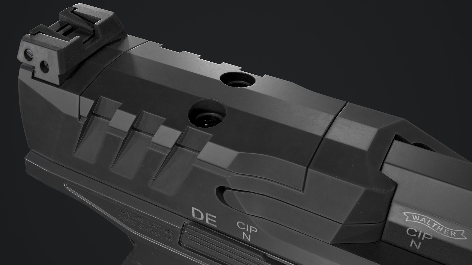 3D model Walther PDP Full-Size VR / AR / low-poly | CGTrader