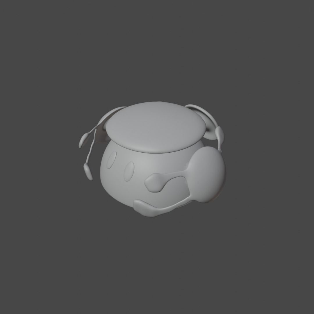 3D model Geo-Slime mickey mouse bowl VR / AR / low-poly | CGTrader