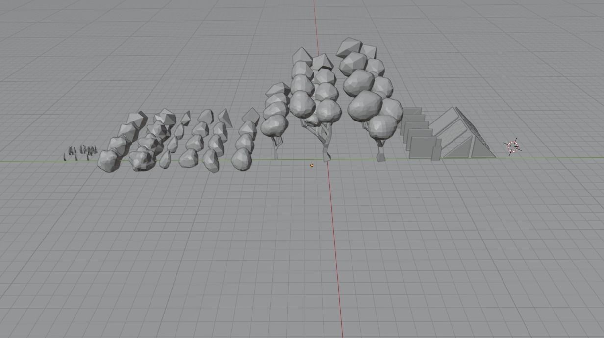 3D model Low poly game asset pack VR / AR / low-poly | CGTrader