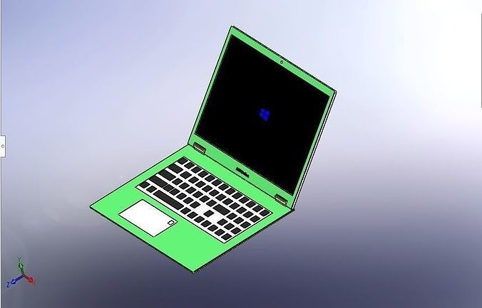 Laptob laptop 3D model | CGTrader
