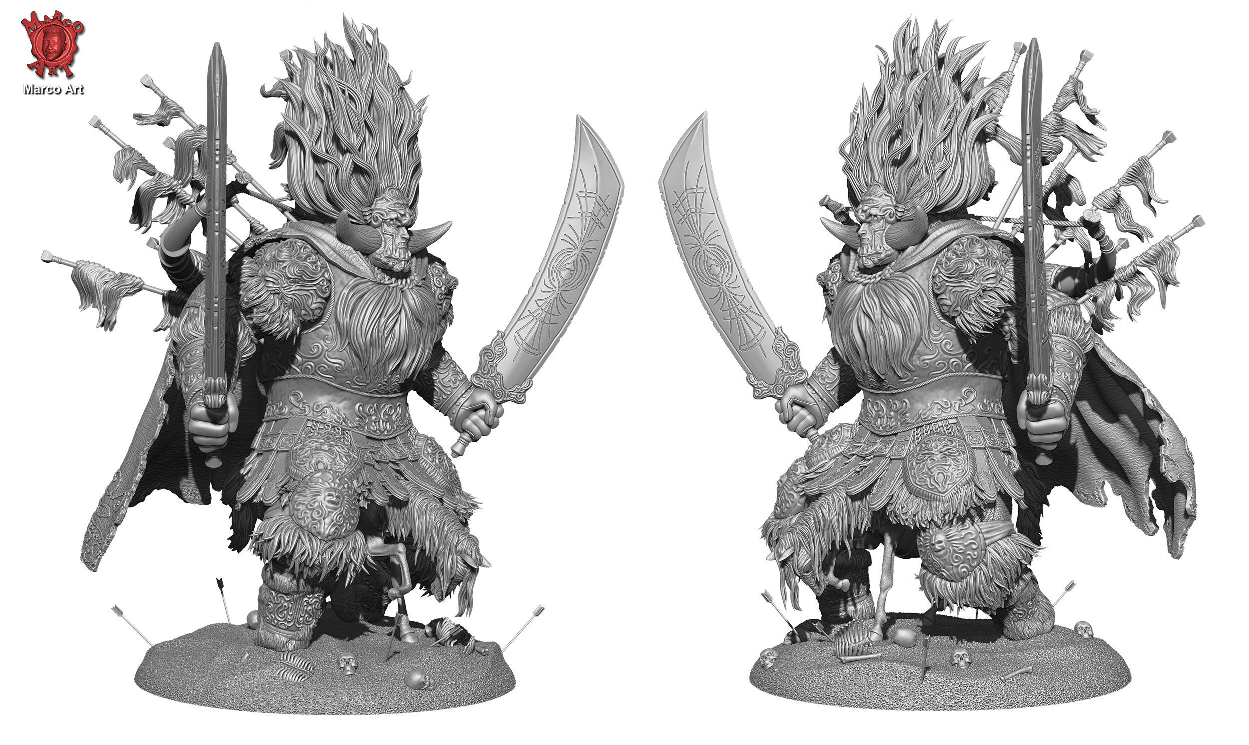 Elden Ring Radahn Stl flie 3D model 3D printable | CGTrader