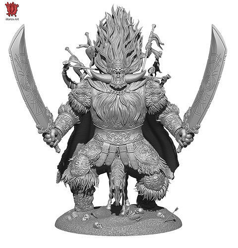 Elden Ring Radahn Stl flie 3D model 3D printable | CGTrader