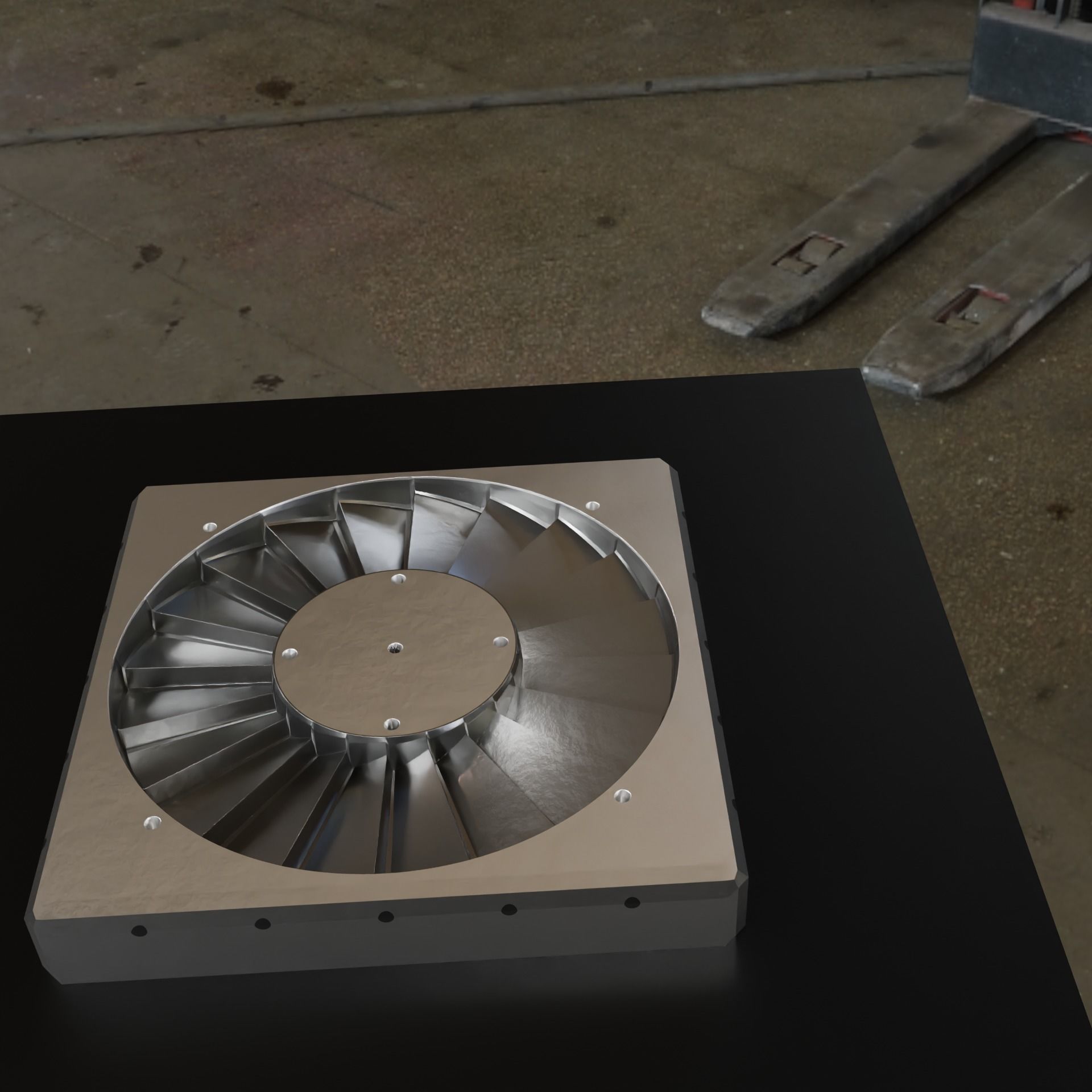 Fan Material free 3D model | CGTrader