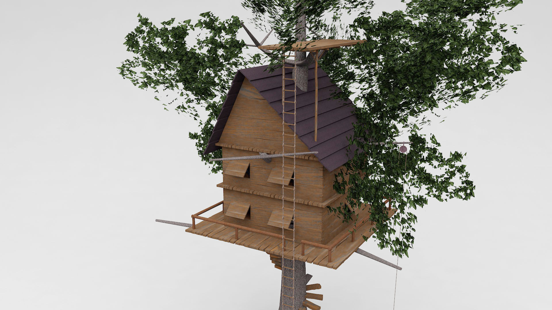 treehouse tree house 3D model | CGTrader