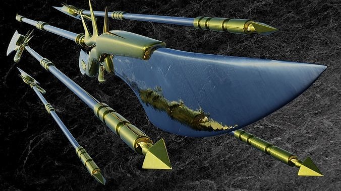 3D model MEDIEVEL SPEAR VR / AR / low-poly | CGTrader