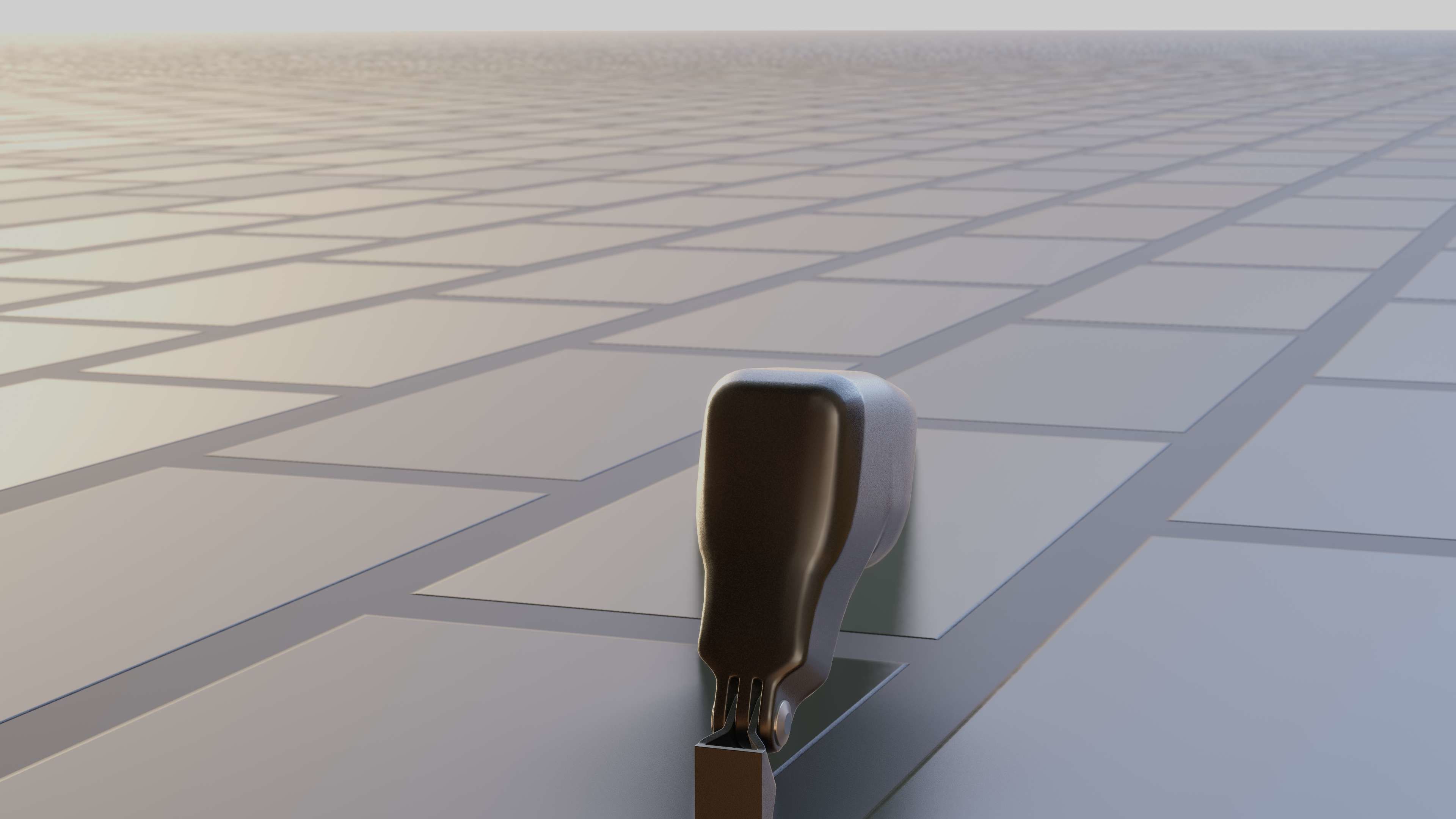 E-Scooter Front Light with Procedural PBR Material Setup 3D model ...