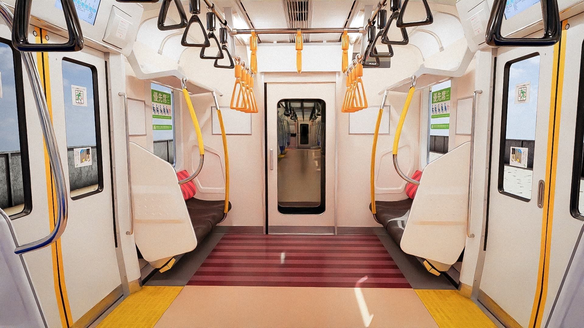 Rigged Train Japan Keihin-Tohoku E233 Series - Standard License 3D ...