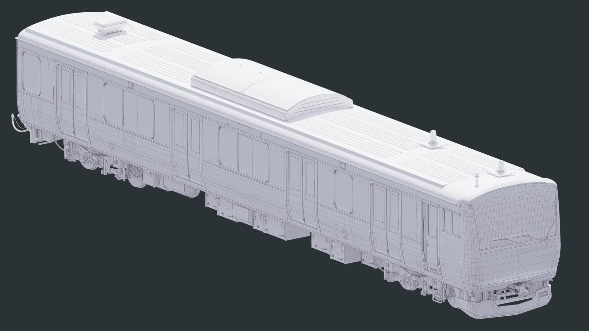 Rigged Train Japan Keihin-Tohoku E233 Series - Standard License 3D ...