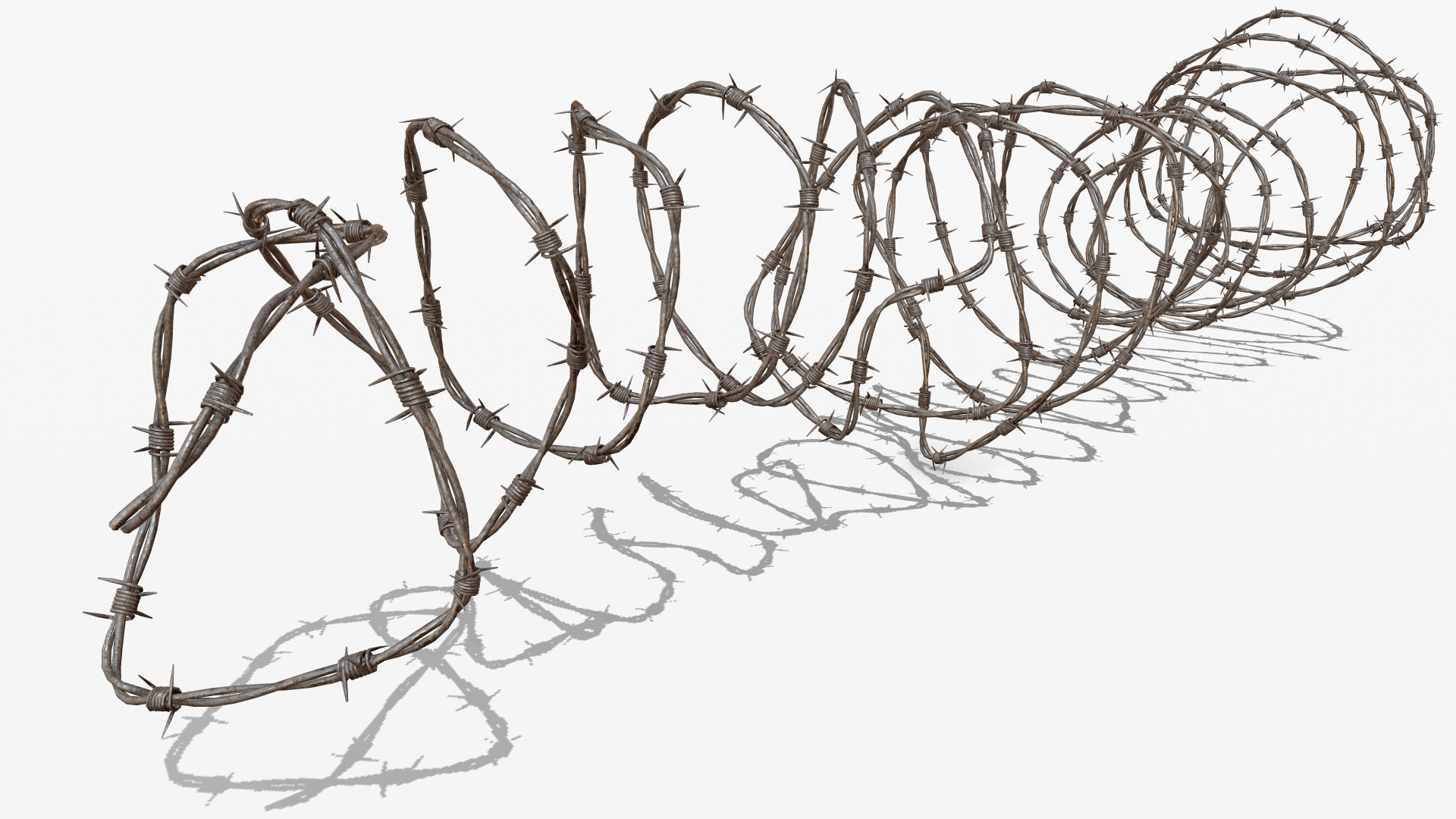 Razor Barbed Wire 3D model | CGTrader
