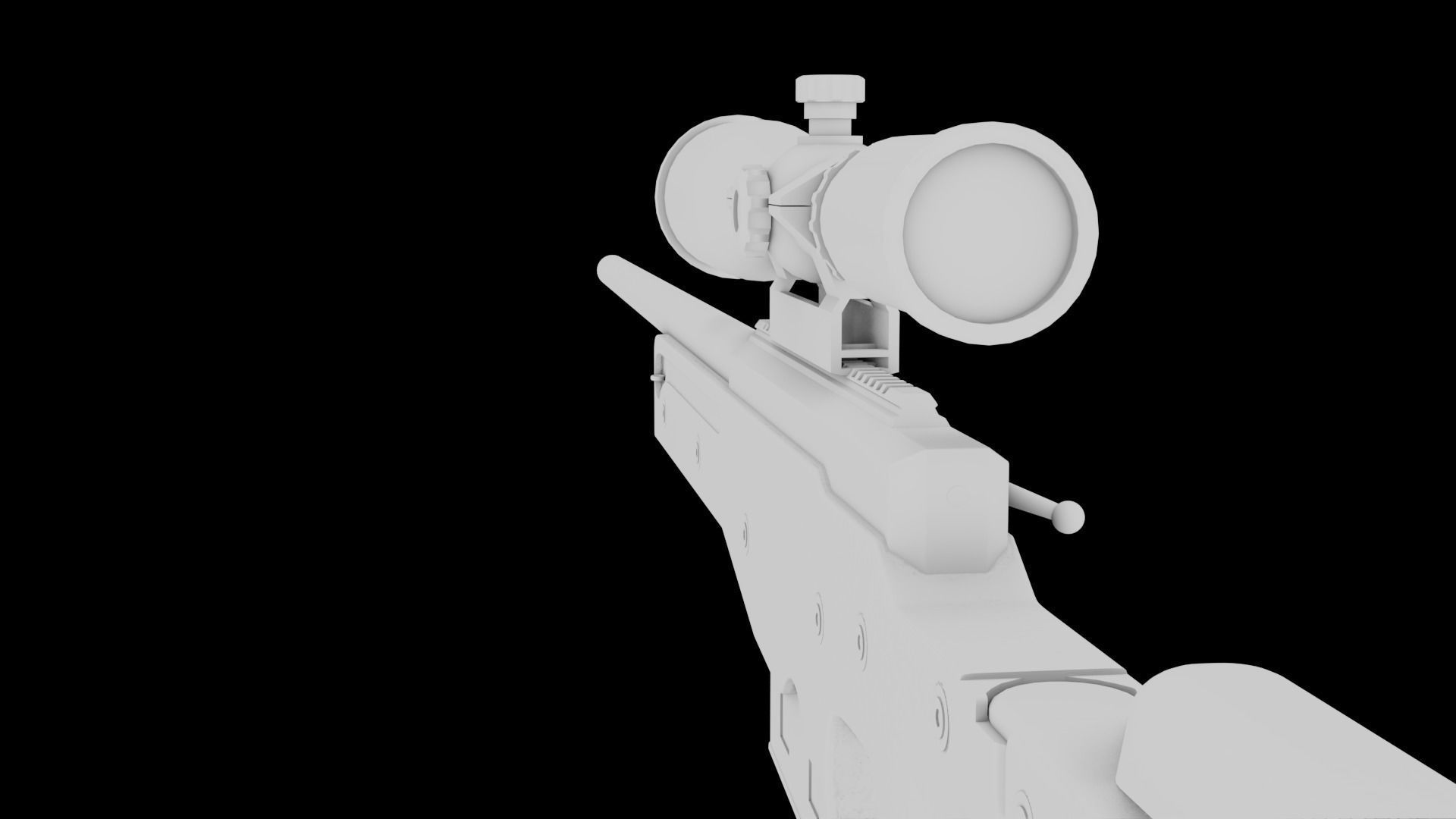 AWP Sniper Rifle 3D model | CGTrader