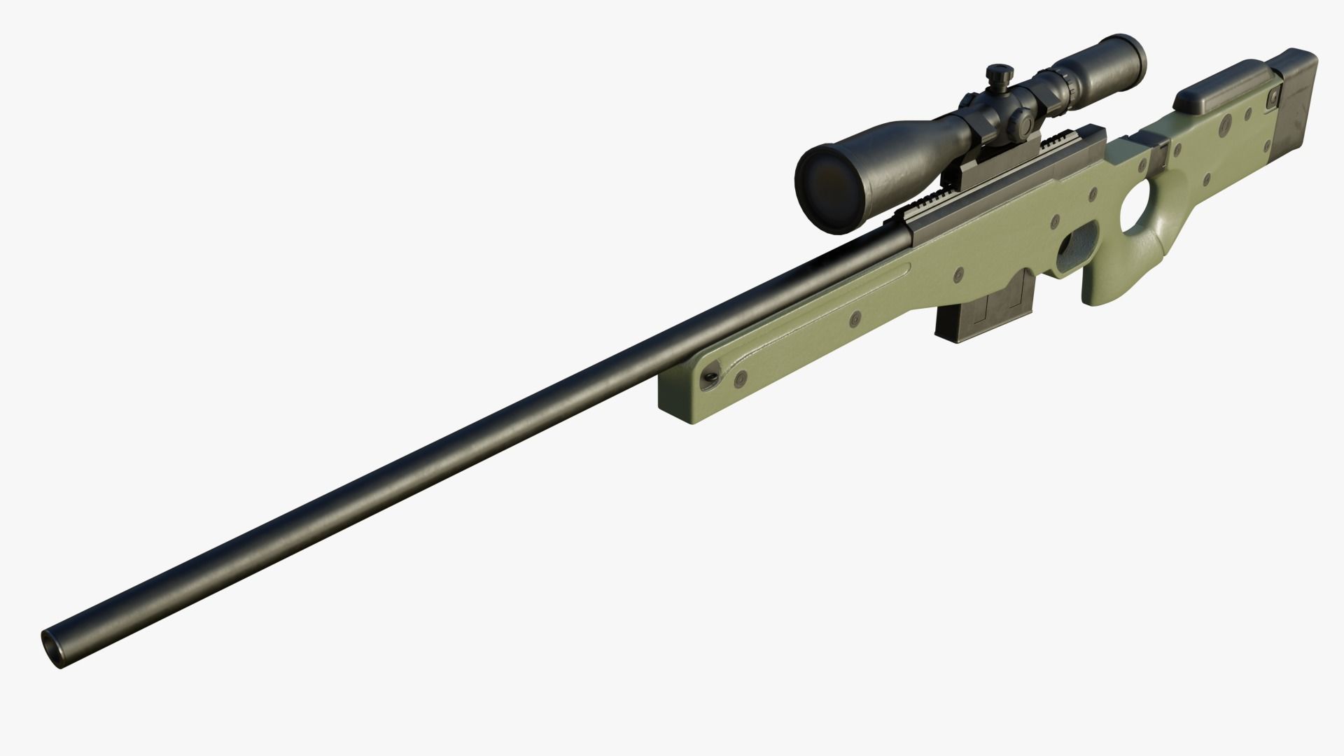 AWP Sniper Rifle 3D model | CGTrader