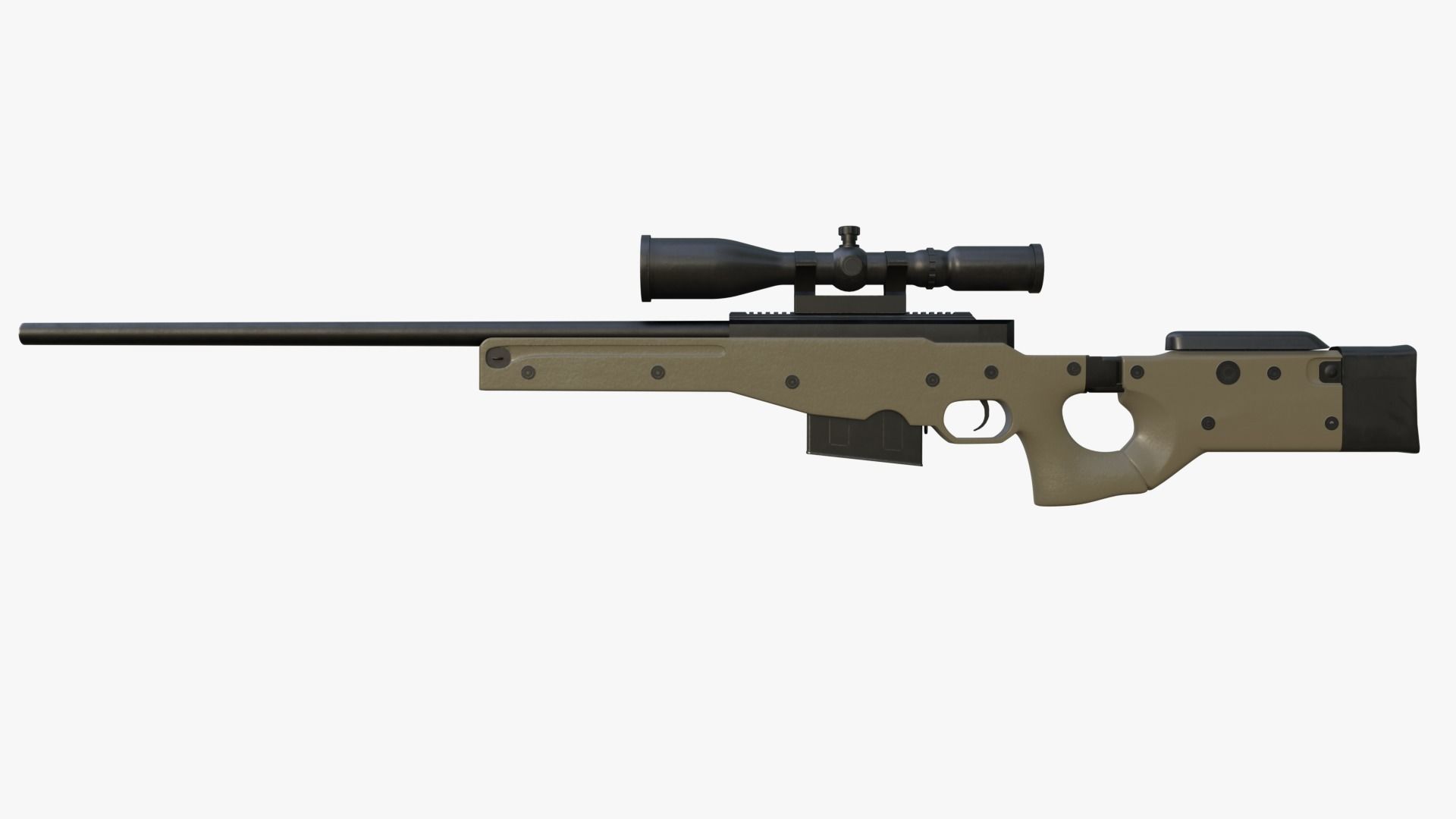 AWP Sniper Rifle 3D model | CGTrader