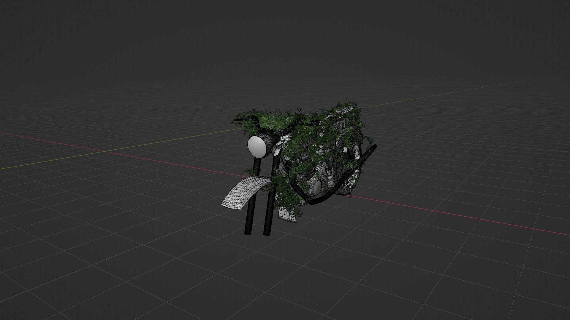 Damaged Rusted Motorcycle 3D model | CGTrader