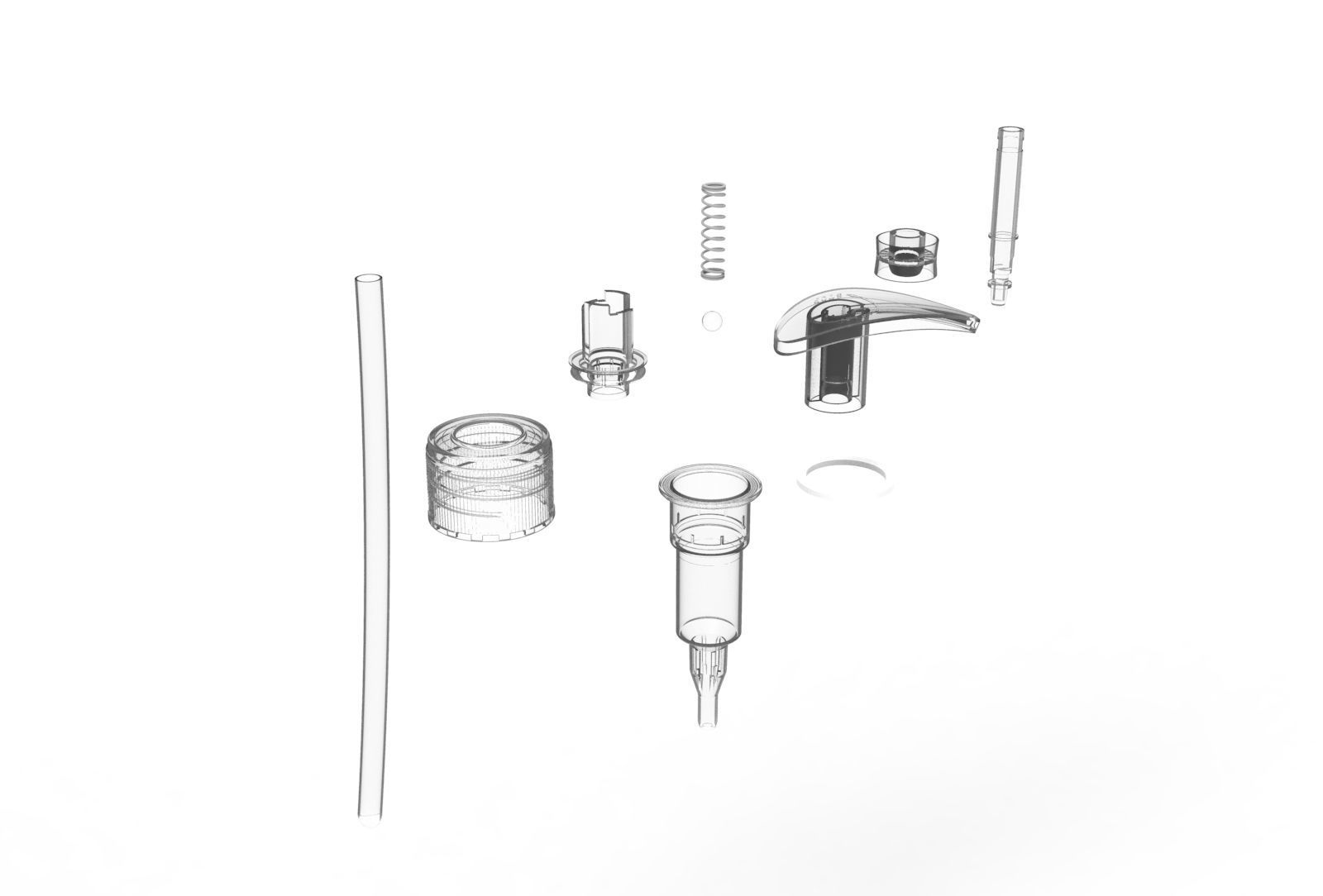 soap dispenser mechanism 3D model | CGTrader