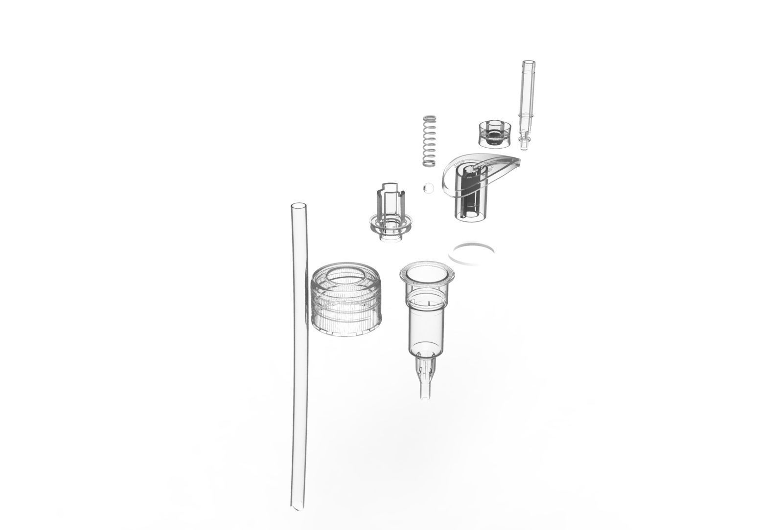 soap dispenser mechanism 3D model | CGTrader