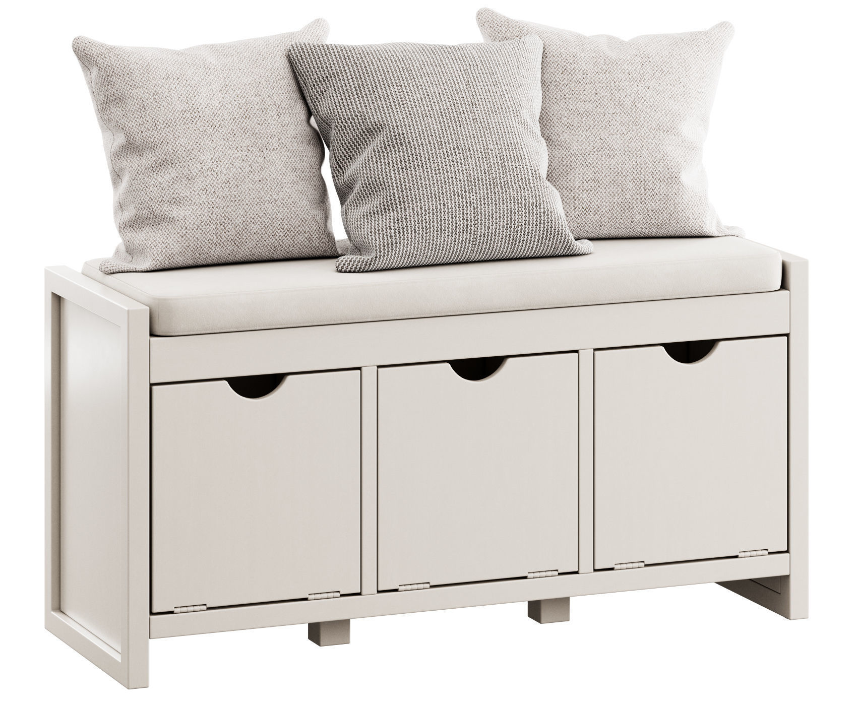 Rivera Storage Bench By Latitude Run 3D model | CGTrader
