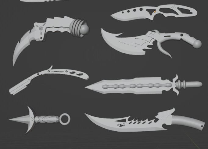 3D model Game ready melee tools VR / AR / low-poly | CGTrader
