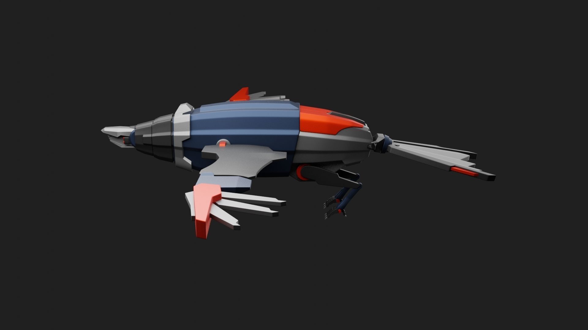 Robotic Raven 3D model 3D printable | CGTrader