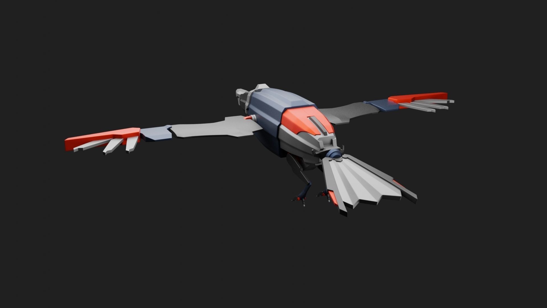Robotic Raven 3D model 3D printable | CGTrader