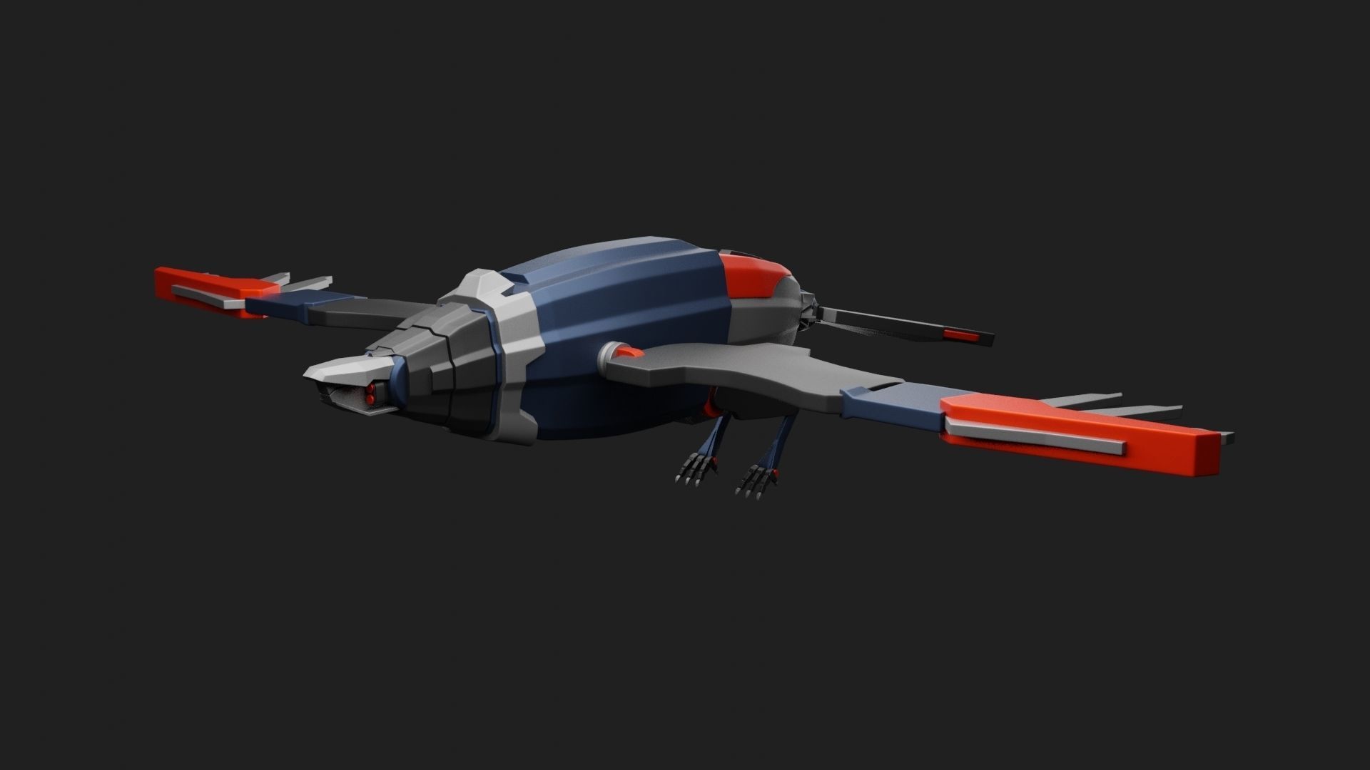 Robotic Raven 3D model 3D printable | CGTrader