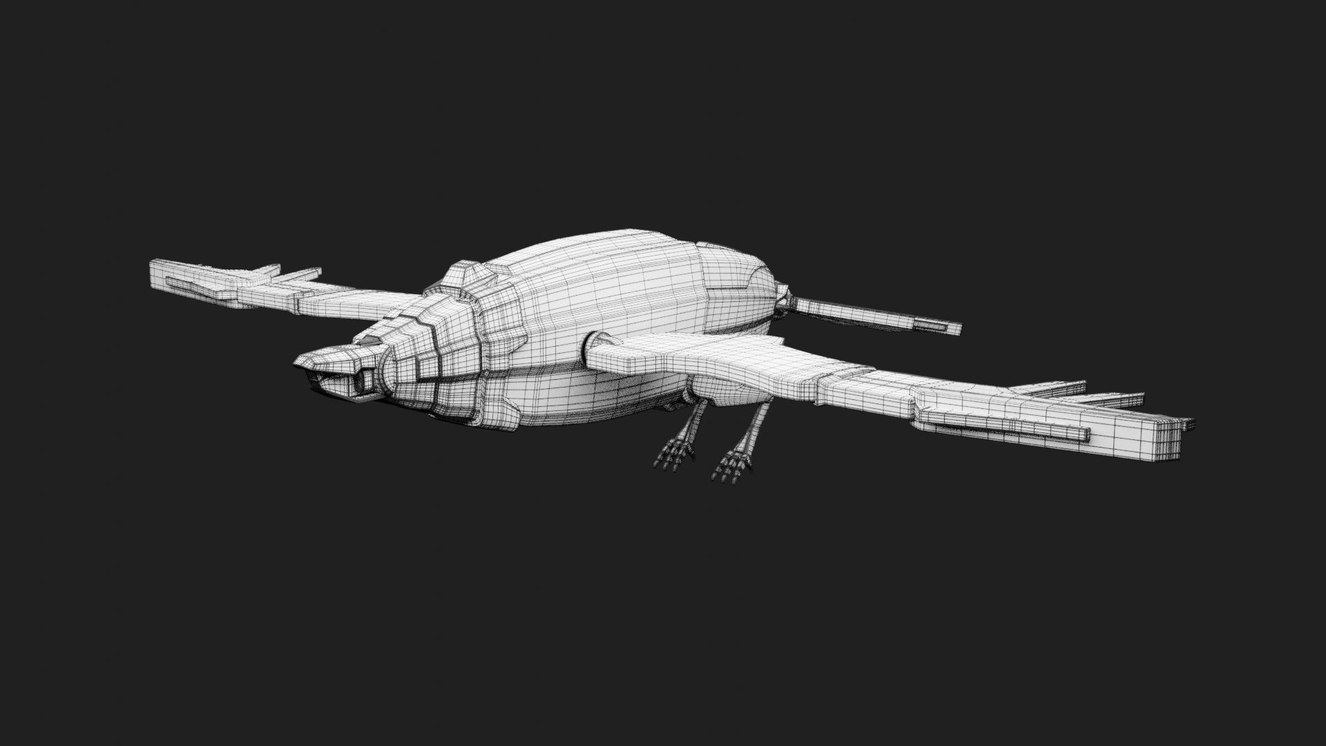 Robotic Raven 3D model 3D printable | CGTrader
