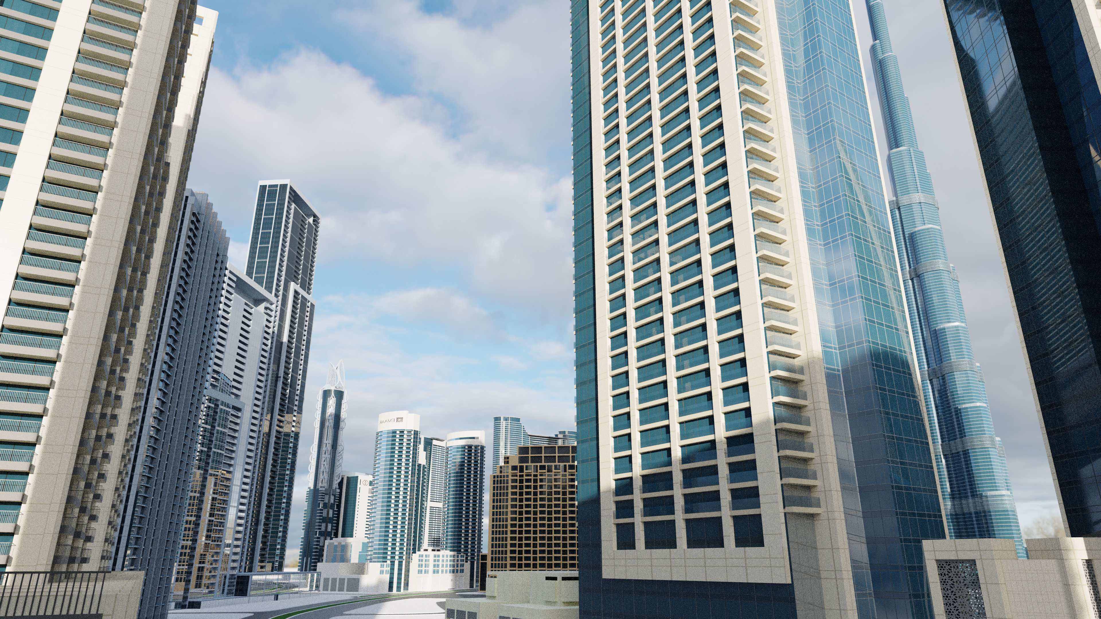 Burj khalifa Area - Dubai 3D model | CGTrader