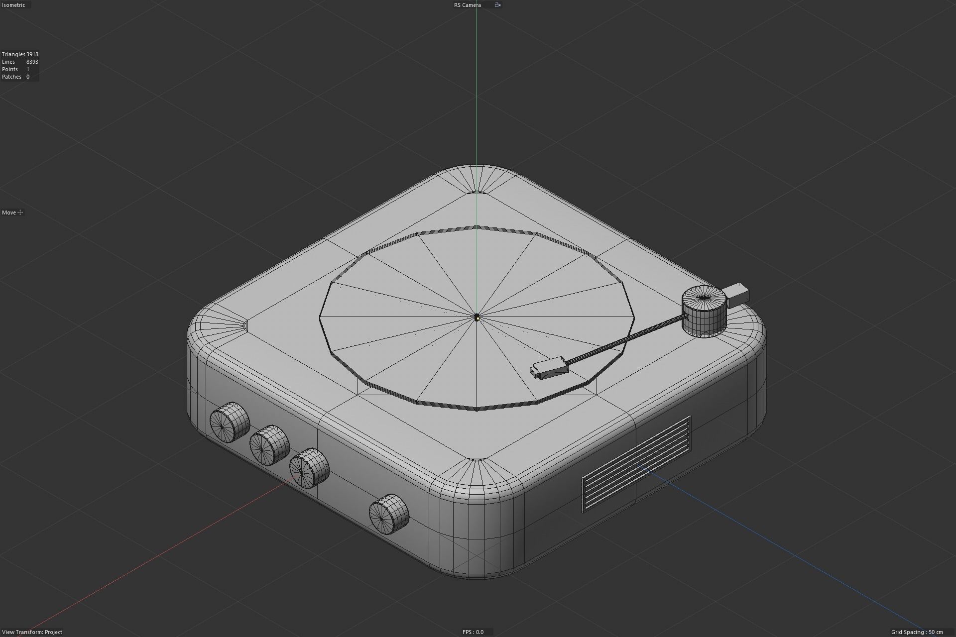 3D model Turntable VR / AR / low-poly | CGTrader